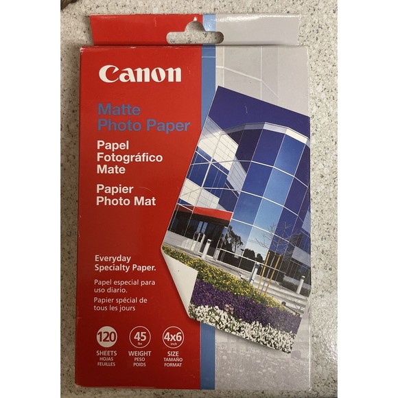 Canon | Office | Genuine Canon Printer Photo Matte Paper 4x6 Inches ...